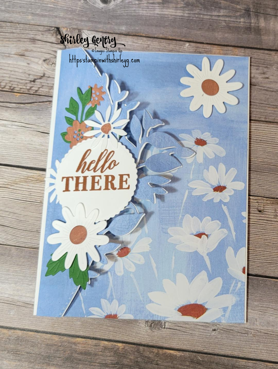 Stampin’ Up! Around The Bend — Hello There! – Stampin with Shirley G
