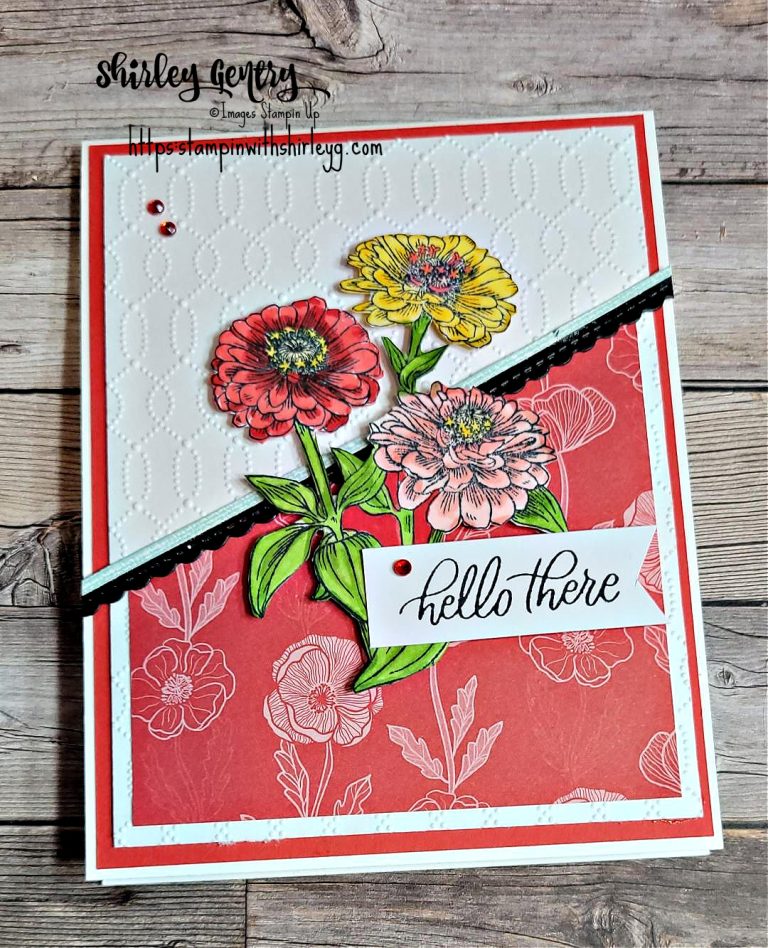 Stampin’ Up! Simply Zinnias – Stampin with Shirley G