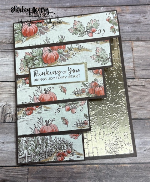 Stampin’ Up! Autumn Toile –Thinking Of You — – Stampin with Shirley G